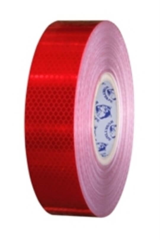 CLASS 400 RED REFL TAPE | Corsign | CLASS 400 RED REFLECTIVE TAPE 46m ROLL