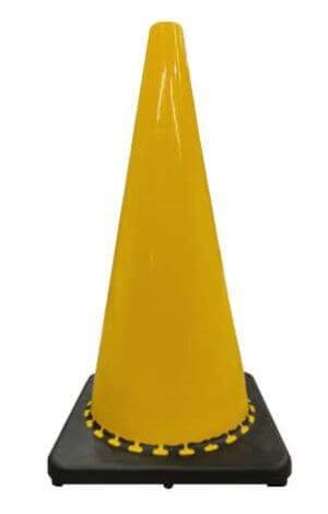 TRAFFIC CONE - YELLOW | Corsign | PVC Traffic Cone